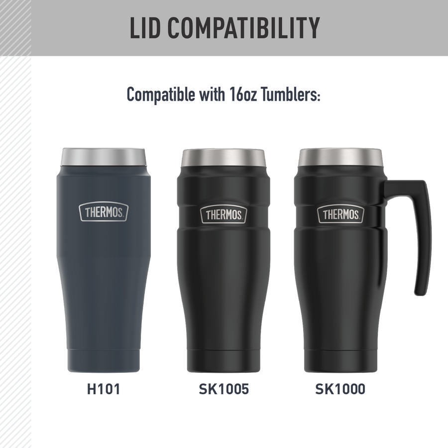 16oz STAINLESS KING™ MUG + TUMBLER - REPLACEMENT LID – Thermos Brand