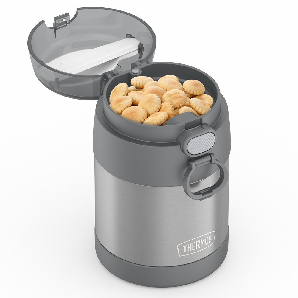 FUNtainer® Insulated Food Jar | Stainless Steel Food Jar with Snack Top ...