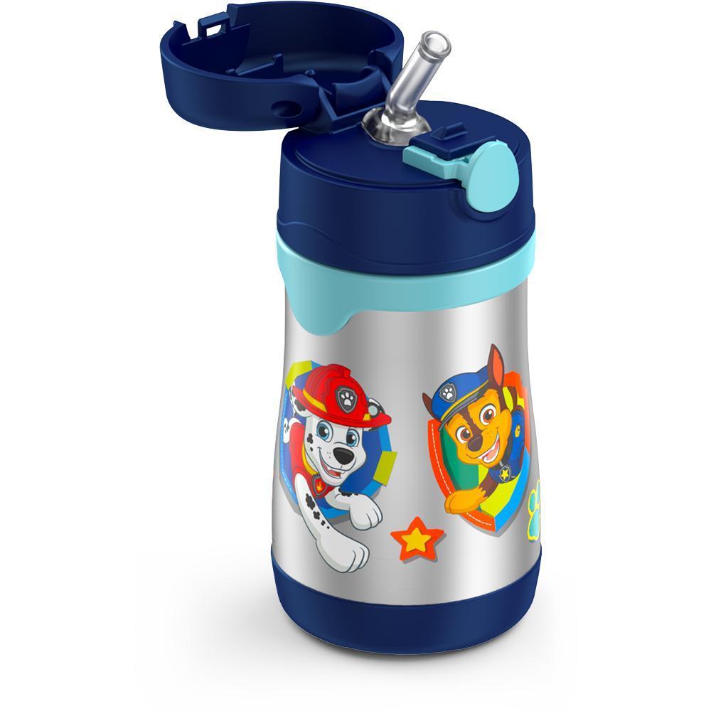 Water Bottle with Straw | Kids 10oz Stainless Steel Water Bottle – Thermos Brand
